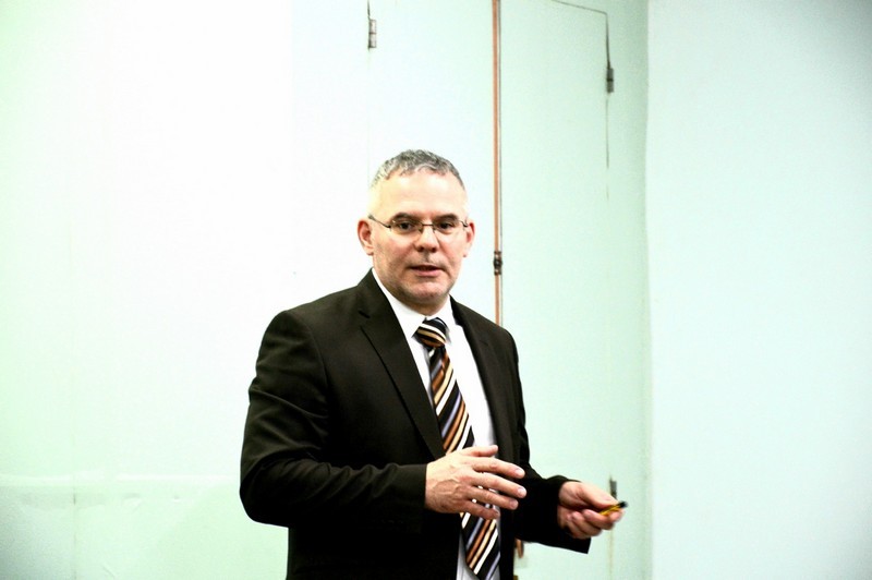 Working with the delegation of experts from Sopron University (Hungary)